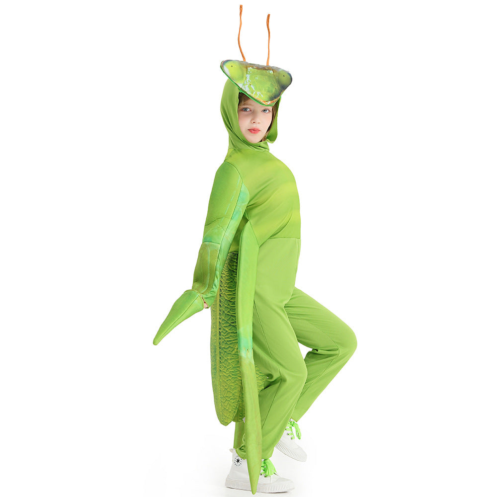 2023 Halloween Boys Girls Funny Animal Role Play Costume Mantis Costum ...