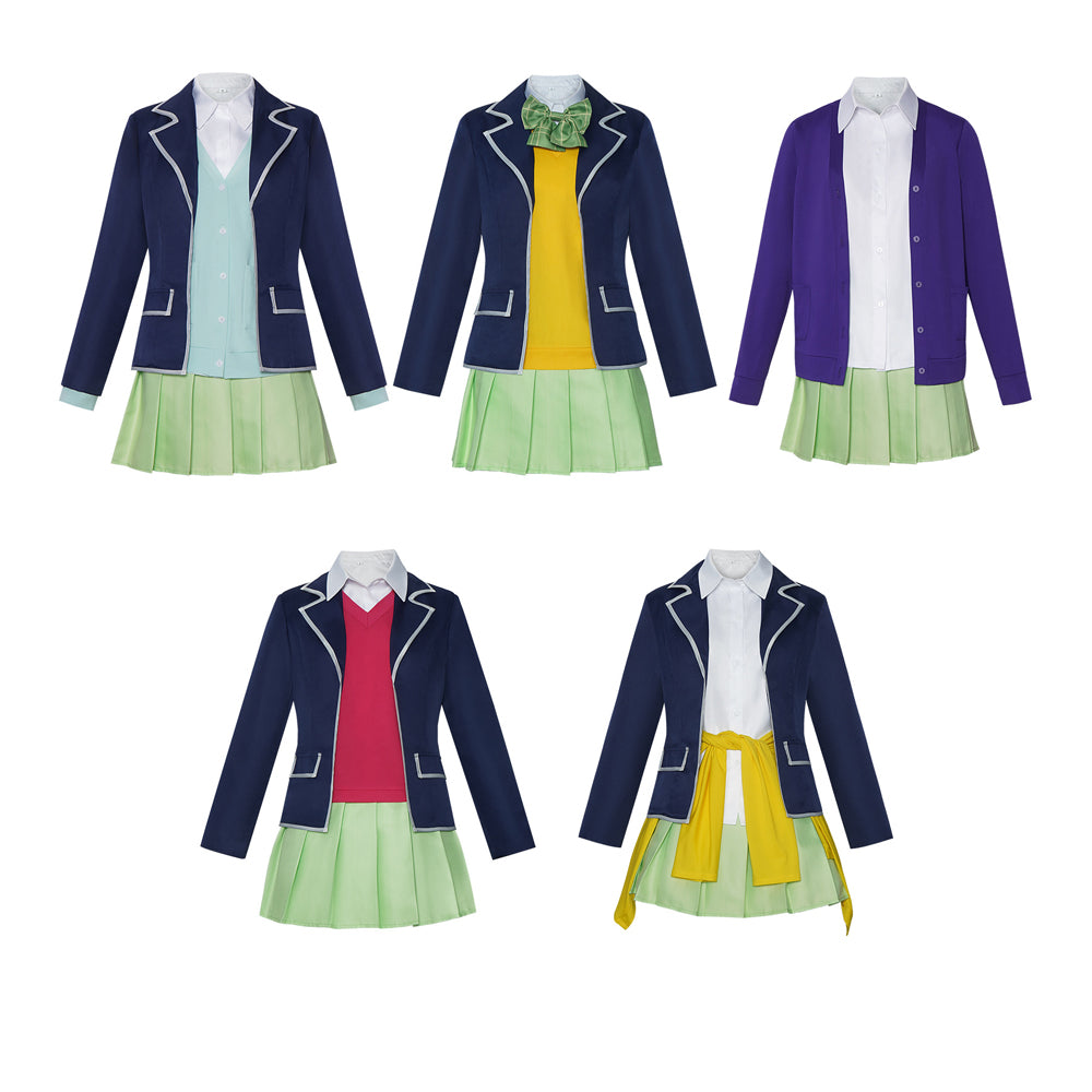 5Hanayome School Uniform Costume Ichika Itsuki Miku Nakano Nino Nakano ...