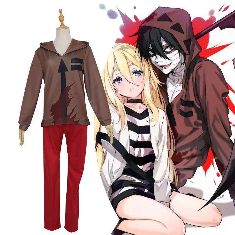 Angels of Death Isaac "Zack" Foster Cosplay Costume Suit With Bandages ...