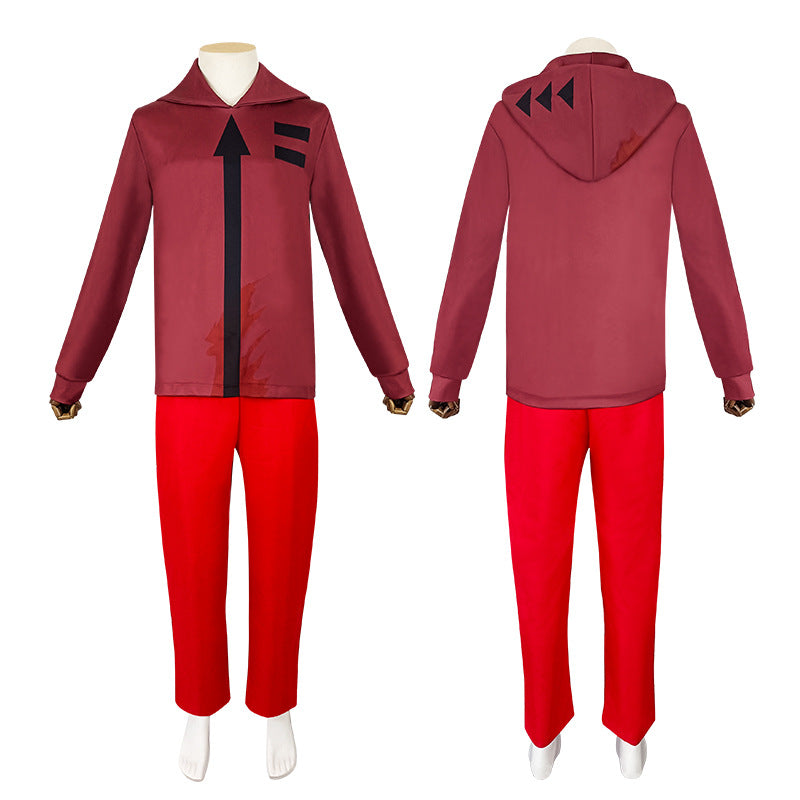 Angels of Death Isaac "Zack" Foster Cosplay Costume Suit With Bandages ...