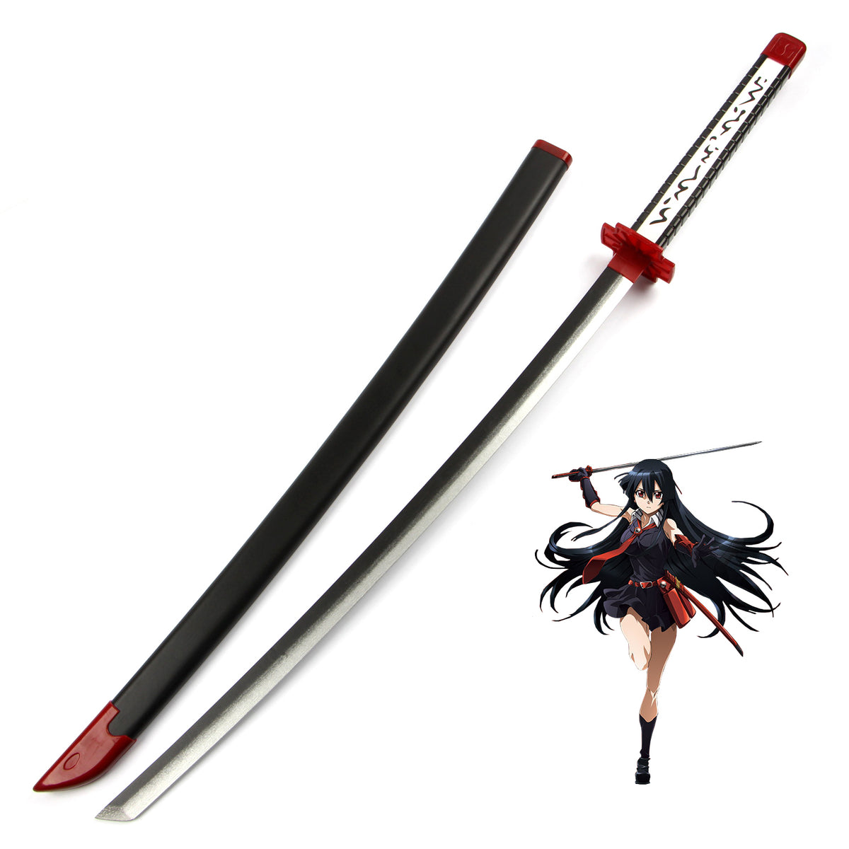 Anime Akame ga Kill! Akame Cosplay Weapon Wooden Sword One-Cut Killer ...
