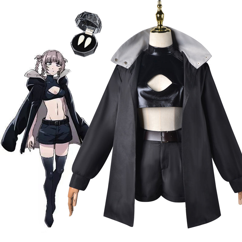 Anime Call of the Night Nazuna Nanakusa Cosplay Costume Full Set Hallo ...