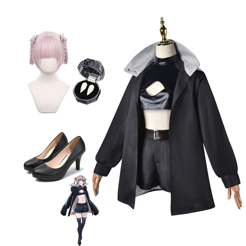 Anime Call of the Night Nazuna Nanakusa Full Set Costume+Wigs+Shoes Ha ...