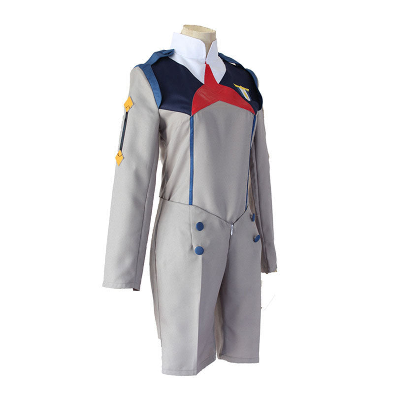 Anime Darling in the Franxx 016 Hiro Full Set Uniform Costume With Wig ...
