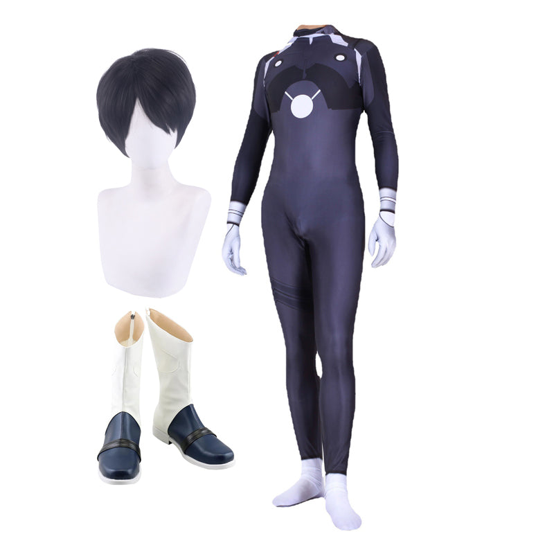 Anime Darling in the Franxx 016 Hiro Zentai Costume Full Set With Wigs ...