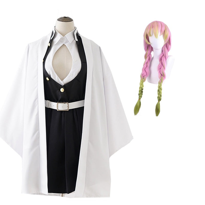 Anime Mitsuri Kanroji Costume Uniform Suit Halloween Carnival Costume ...