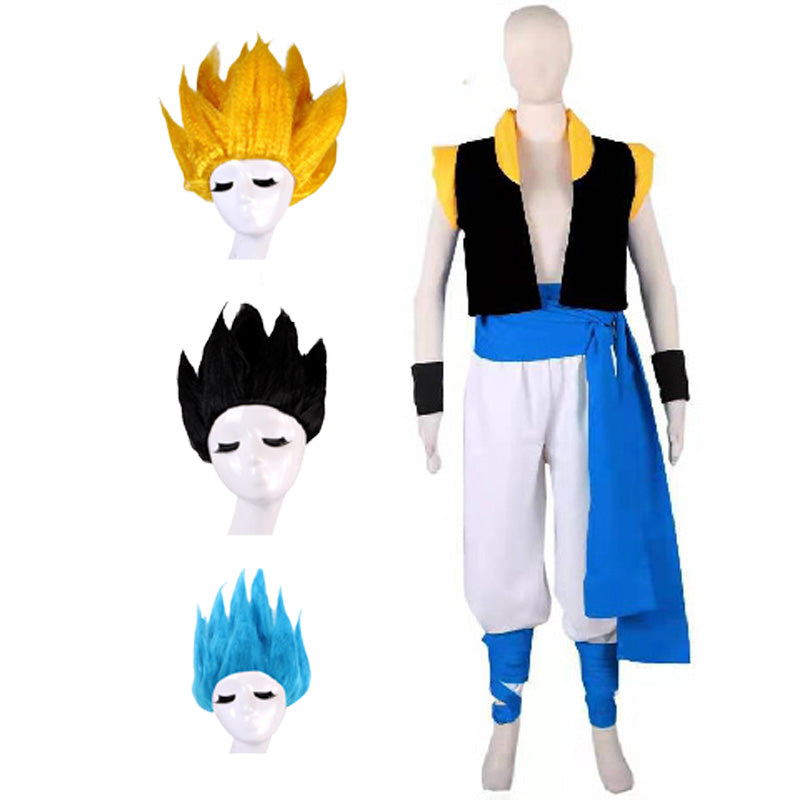 Gogeta Costume Metamoran fusion of Goku and Vegeta Cosoplay Outfit Hal ...