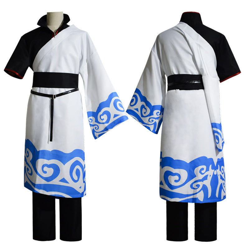 Anime Silver Soul/Gintama Gintoki Sakata Costume Full Set Halloween Ca ...