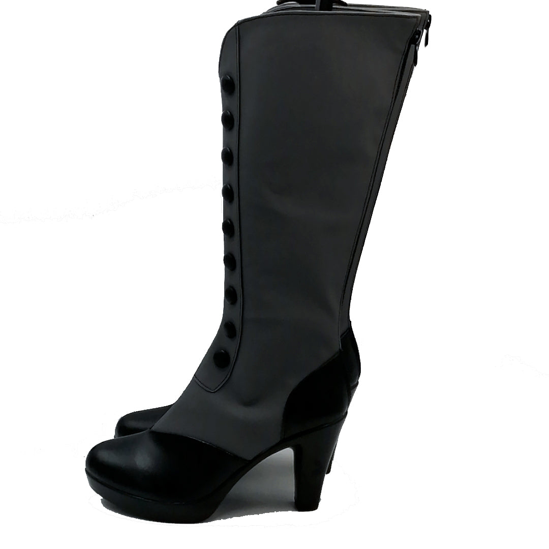 Ciel Phantomhive Demon Form Costume Shoes PU Leather Customized Cospla ...