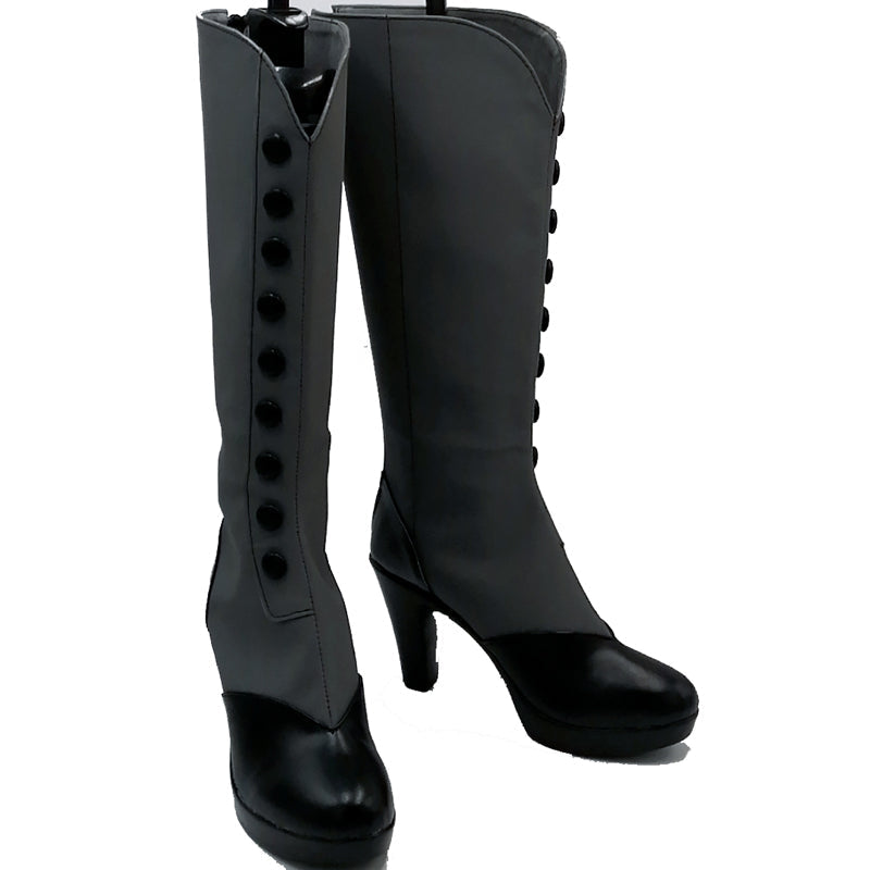 Ciel Phantomhive Demon Form Costume Shoes PU Leather Customized Cospla ...