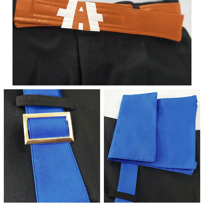 Anime One Piece Fire Fist Portgas D. Ace Full Set Cosplay Costume Outf ...