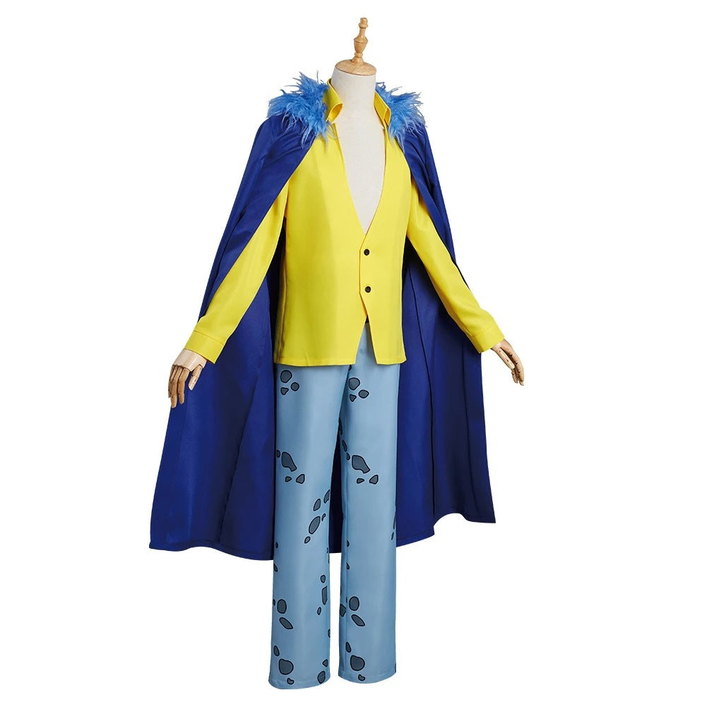 Anime One Piece Raid on Onigashima Trafalgar Law Costume Outfit With H ...