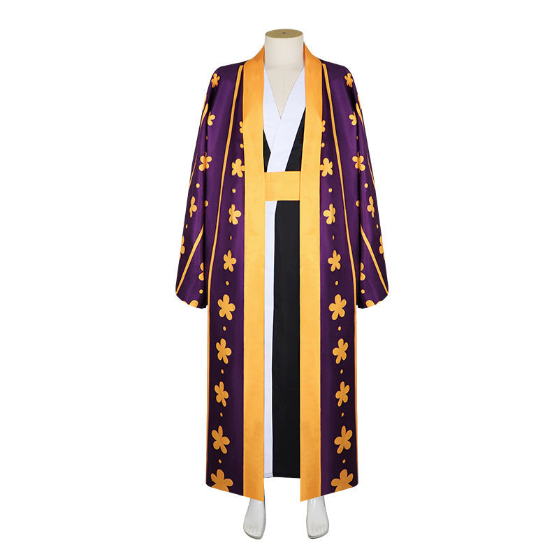 Anime One Piece Trafalgar Law Wano Country Arc Costume Kimono Suit Out ...