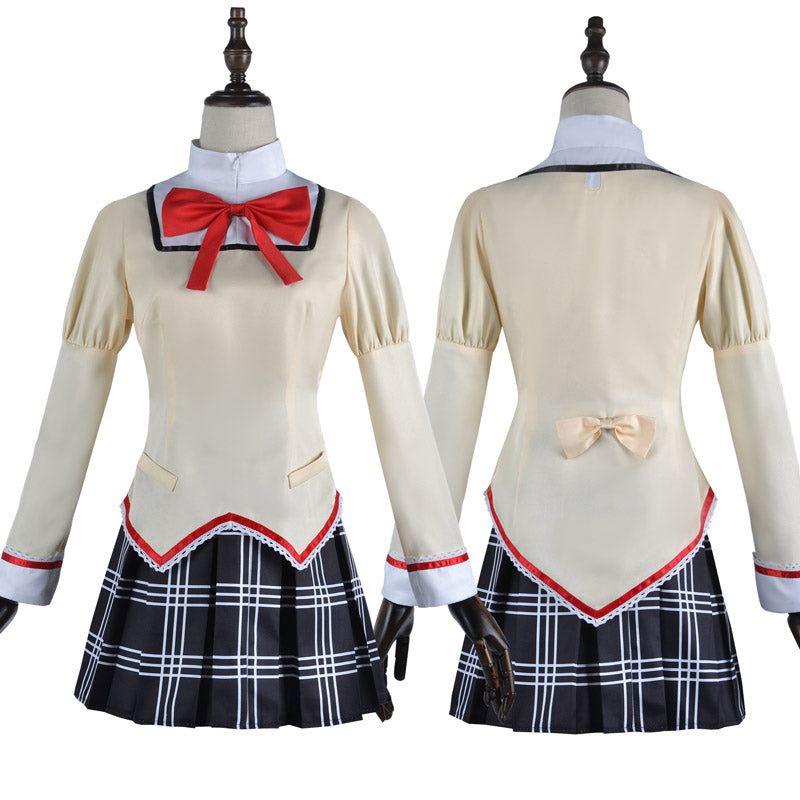 Anime Puella Magi Madoka Magica Kaname Madoka Homura Akemi School Unif ...