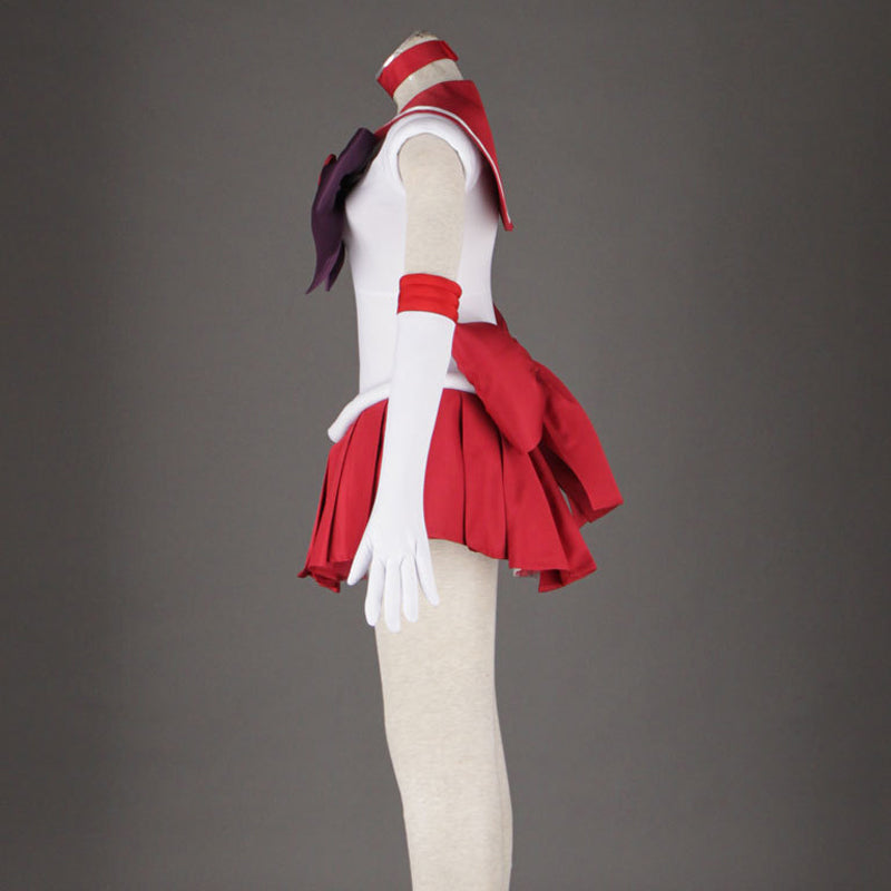 Anime Sailor Moon Rei Hino Sailor Mars Cosplay Costume Dress Halloween ...