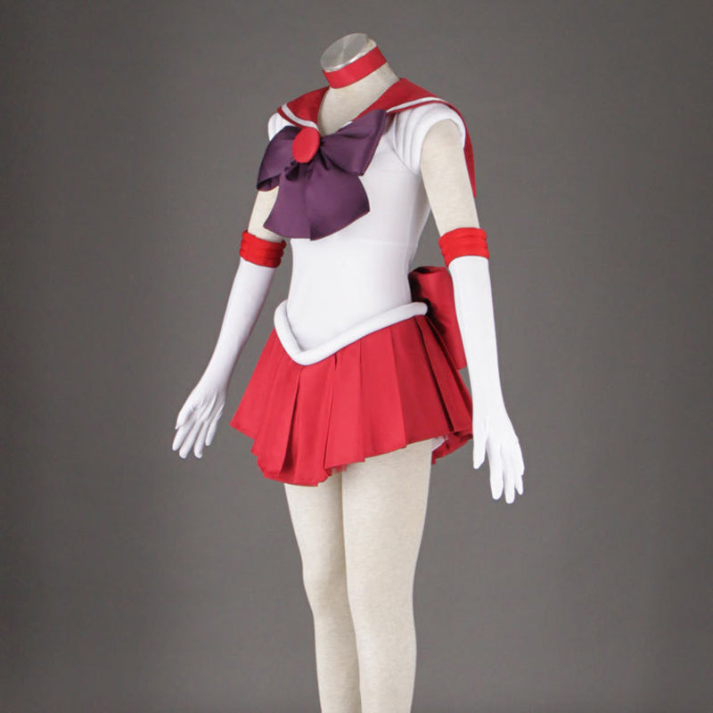 Anime Sailor Moon Rei Hino Sailor Mars Cosplay Costume Dress Halloween ...