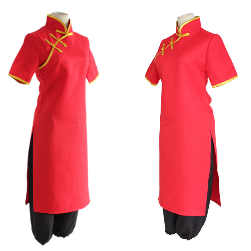 Anime Kagura Full Set Costume+Wigs+Shoes Halloween Carnival Costume Ou ...