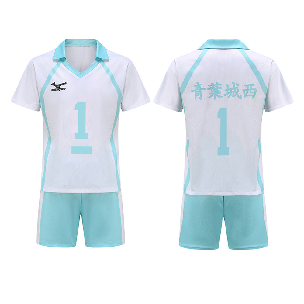 Aoba Johsai's Volleyball Uniform Costume Seijoh Costume Outfit ...