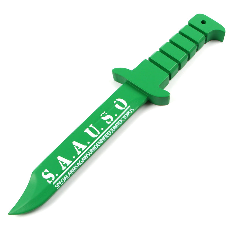 Assassination Classroom Nagisa Shiota Cosplay Props Green Wood Dagger ...