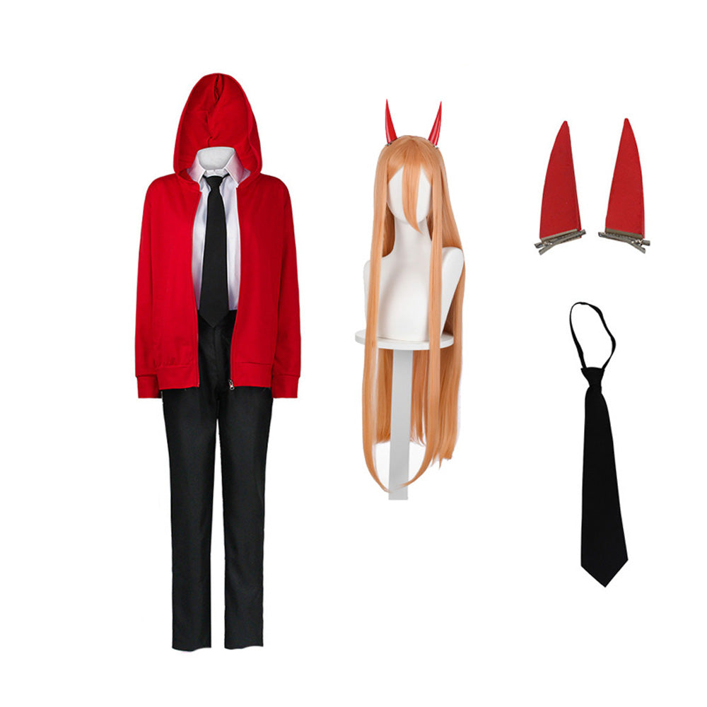 Blood Fiend Power Cosplay Costume Red Version Halloween Cosplay Outfit ...