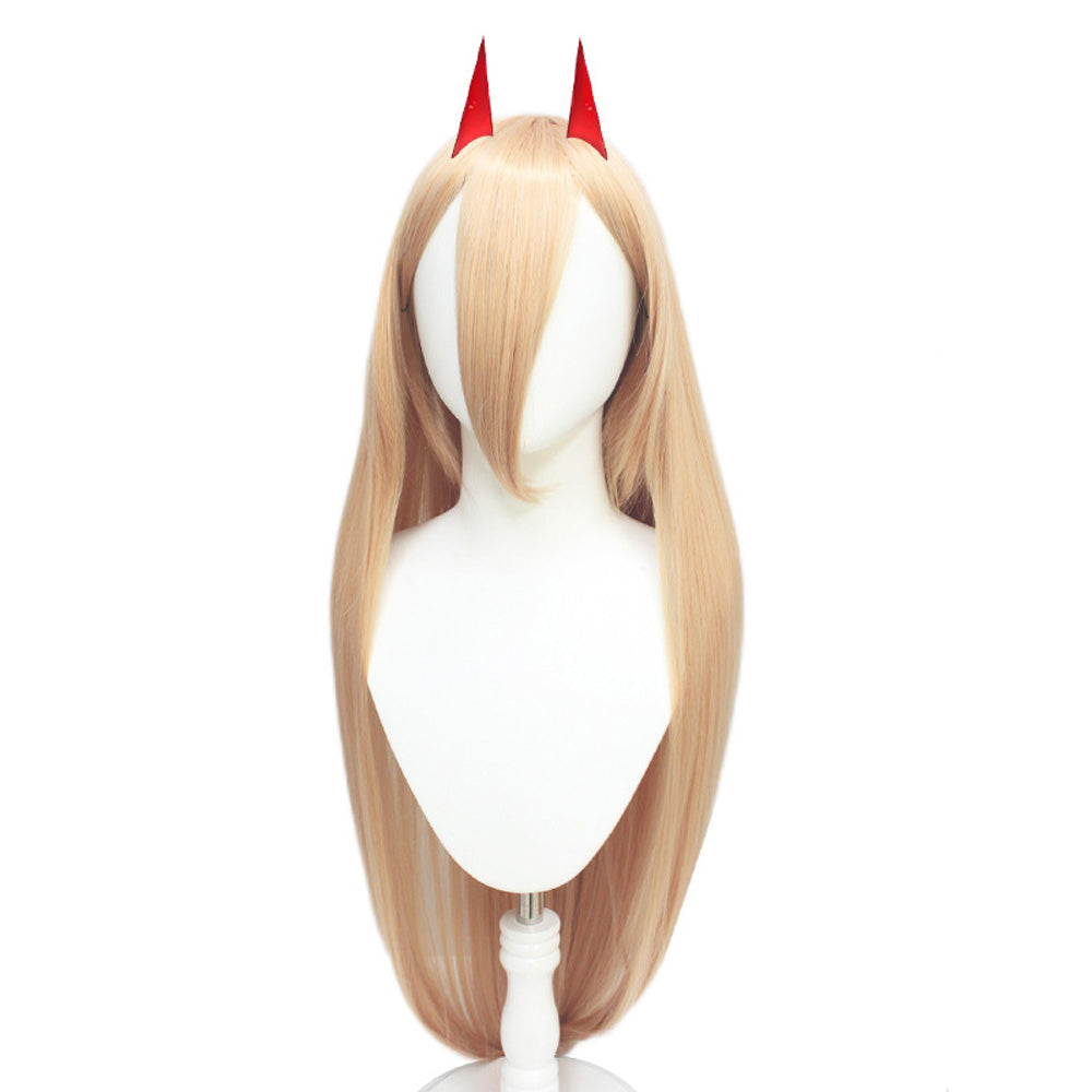 Blood Fiend Power Costume With Blue Jackt and Horns Halloween Carnival ...
