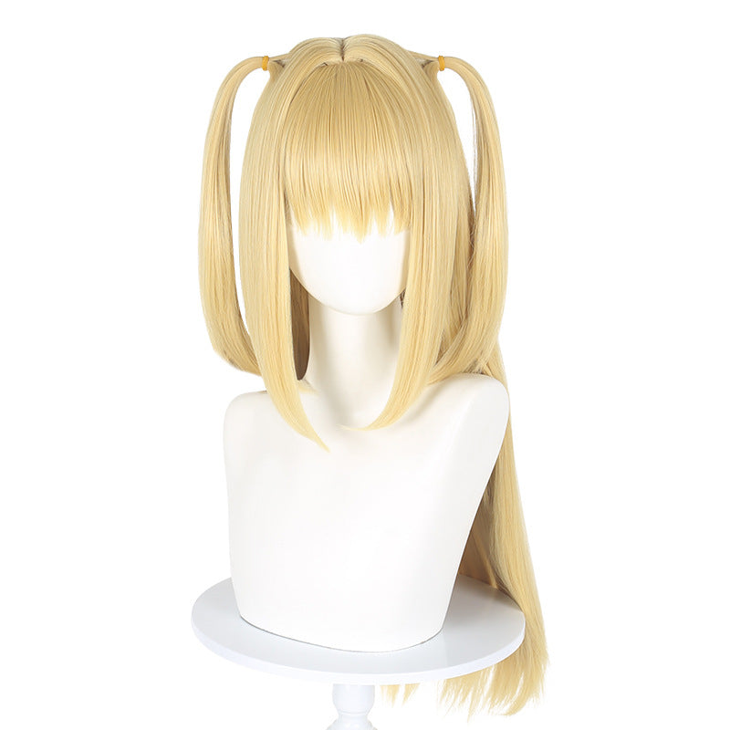DN Misa Cosplay Wigs Long Golden Synthetic Hair Wig – ProCosplayShop