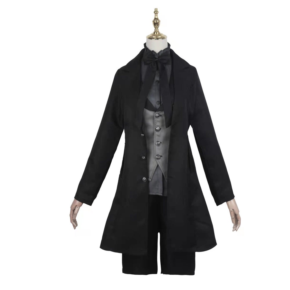 Earl Ciel Phantomhive Demon Outfit Costume Black Suit Halloween Costum ...
