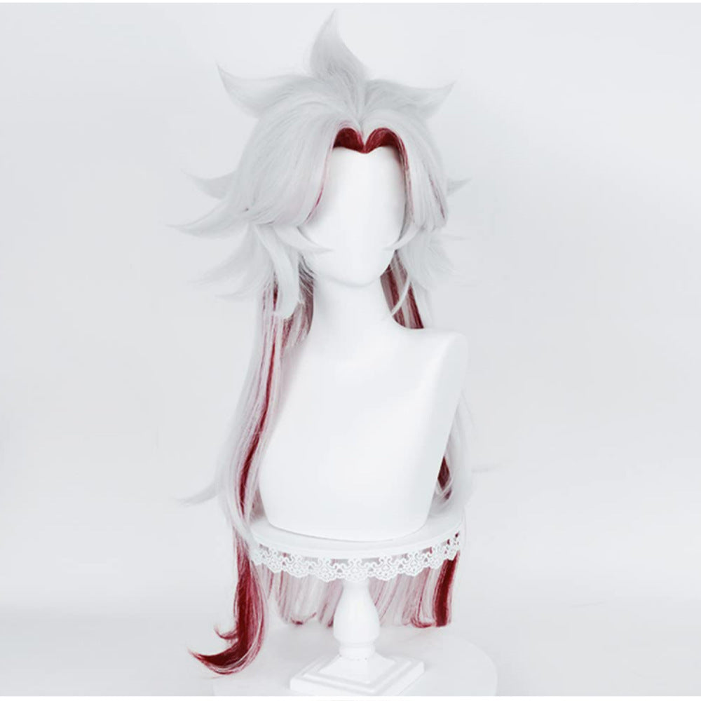 Genshin Impact Arataki Itto Cosplay Wigs With Horns Halloween Cosplay ...