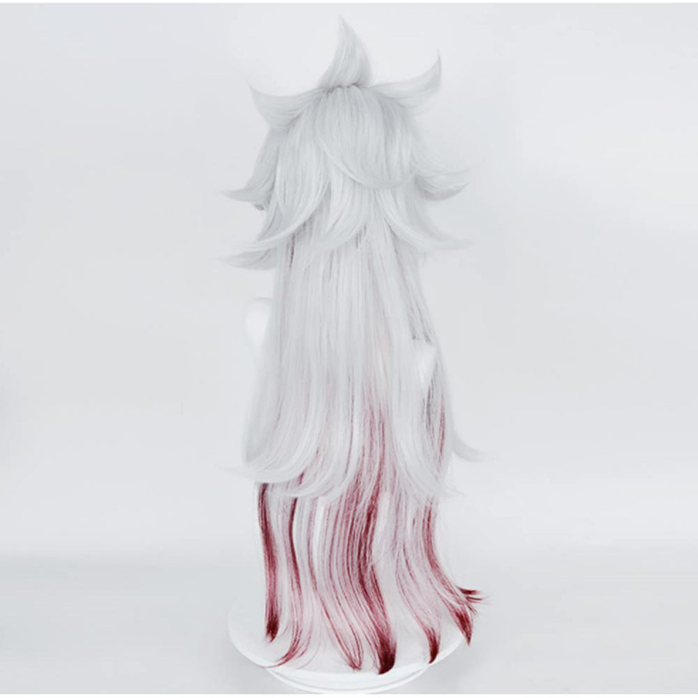Genshin Impact Arataki Itto Cosplay Wigs With Horns Halloween Cosplay ...