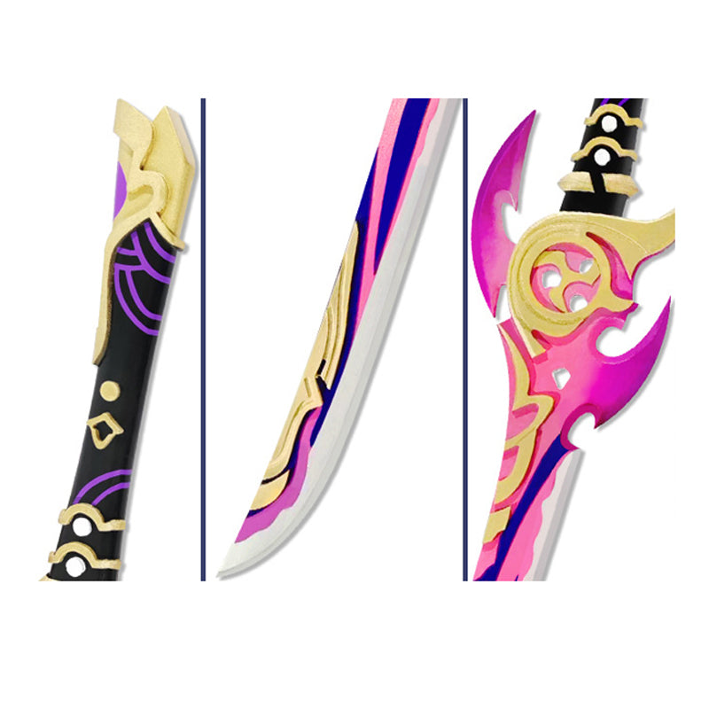Genshin Impact Kamisato Ayaka Cosplay Sword Props Mistsplitter Reforge ...