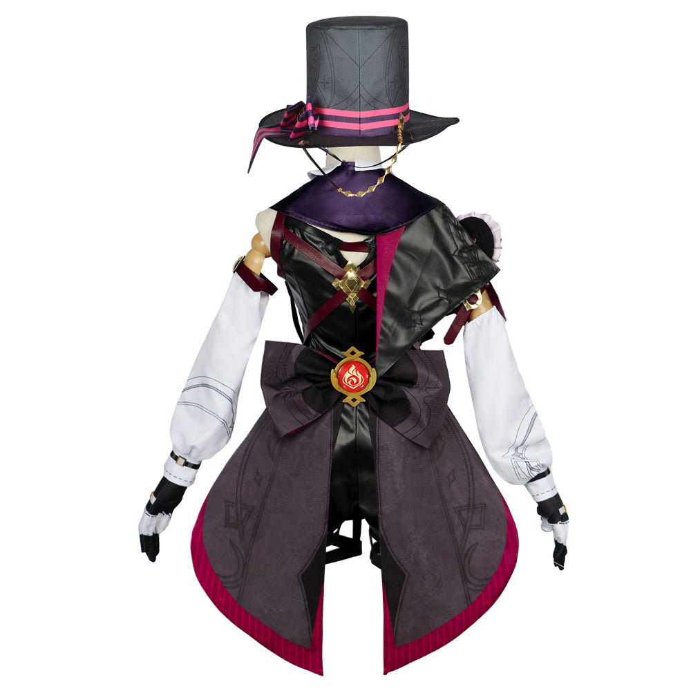 Genshin Impact Lyney Costume With Wigs and Boots Whole Set Outfit Hall ...