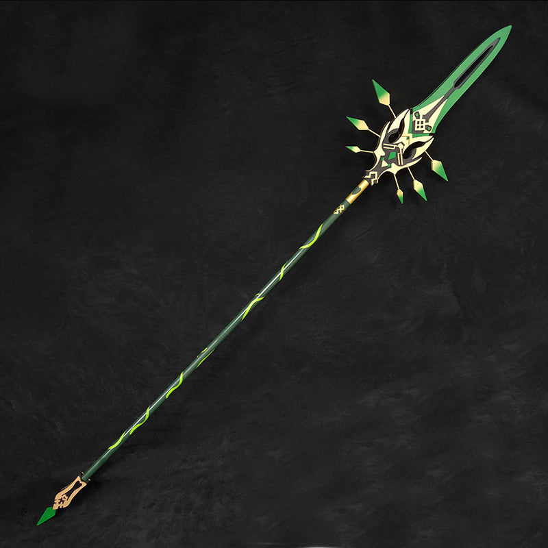 Genshin Impact Xiao Cosplay Polearm Weapon Props Primordial Jade Winge ...