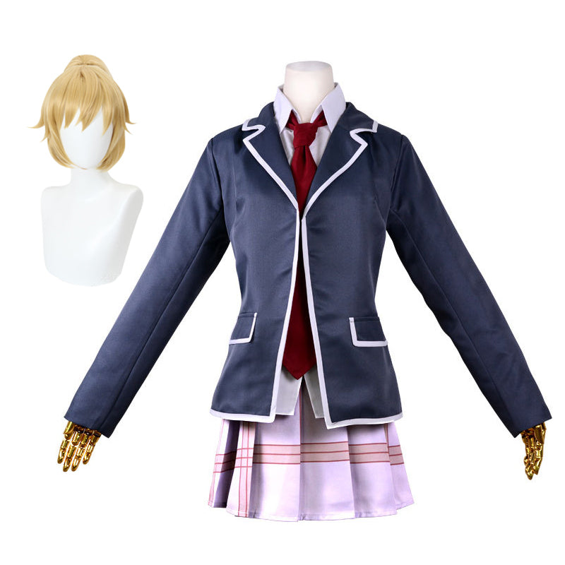 High-Rise Invasion Mayuko Nise Cosplay Costume Uniform Girls Women Cos ...