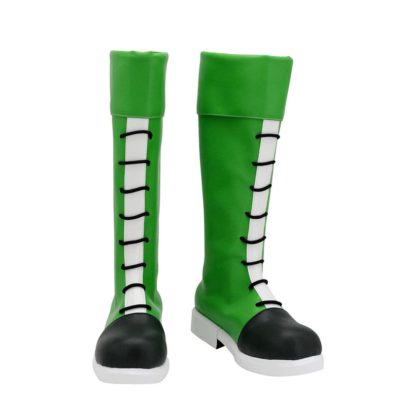Gon Freecss Cosplay Costume Green Uniform+Wigs+Cosplay Shoes Full Set ...