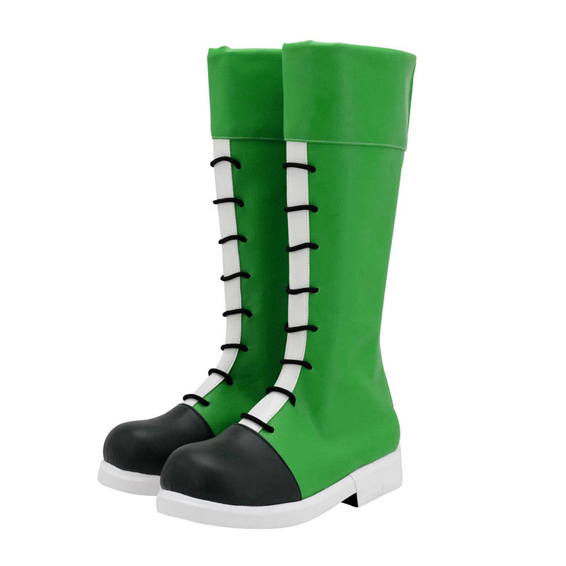 Gon Freecss Cosplay Shoes Green PU Leather Costume Boots – ProCosplayShop