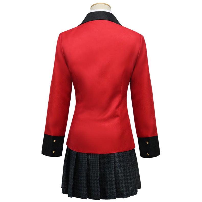 Kakegurui Kirari Momobami Cosplay Uniform Outfit Halloween Carnival Fe ...