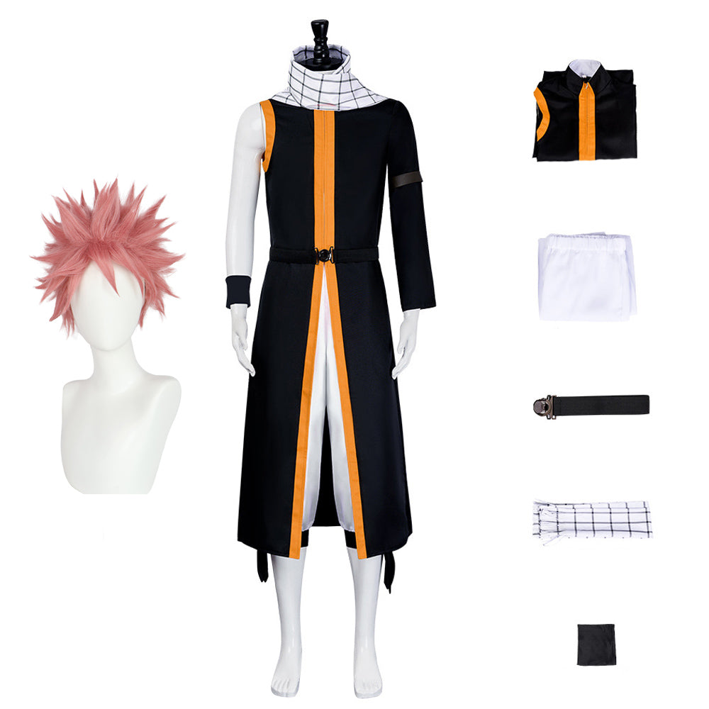 Natsu Dragneel Cosplay Costume With Scarf Whole Set Halloween Costume ...
