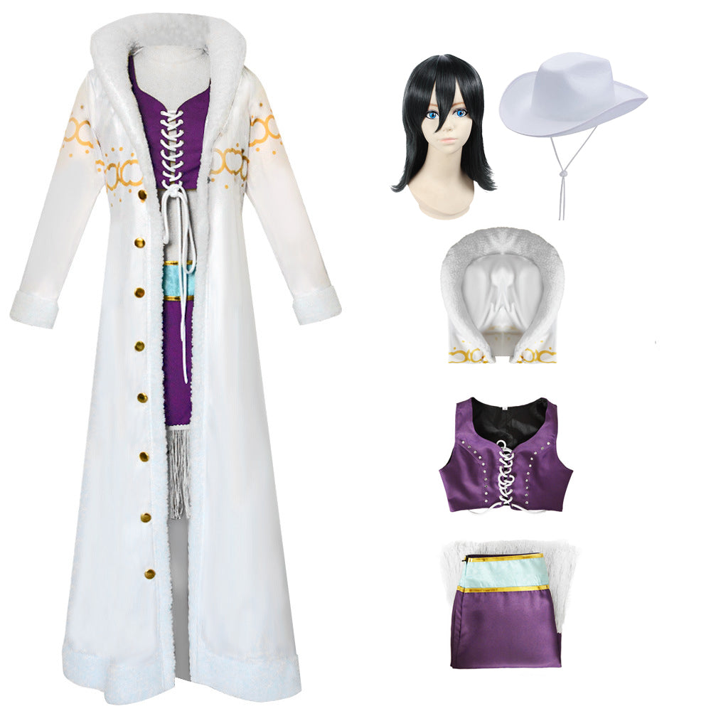 One Piece Robin Arabasta Arc Outfit Costume With Hat Nico Robin Deluxe ...
