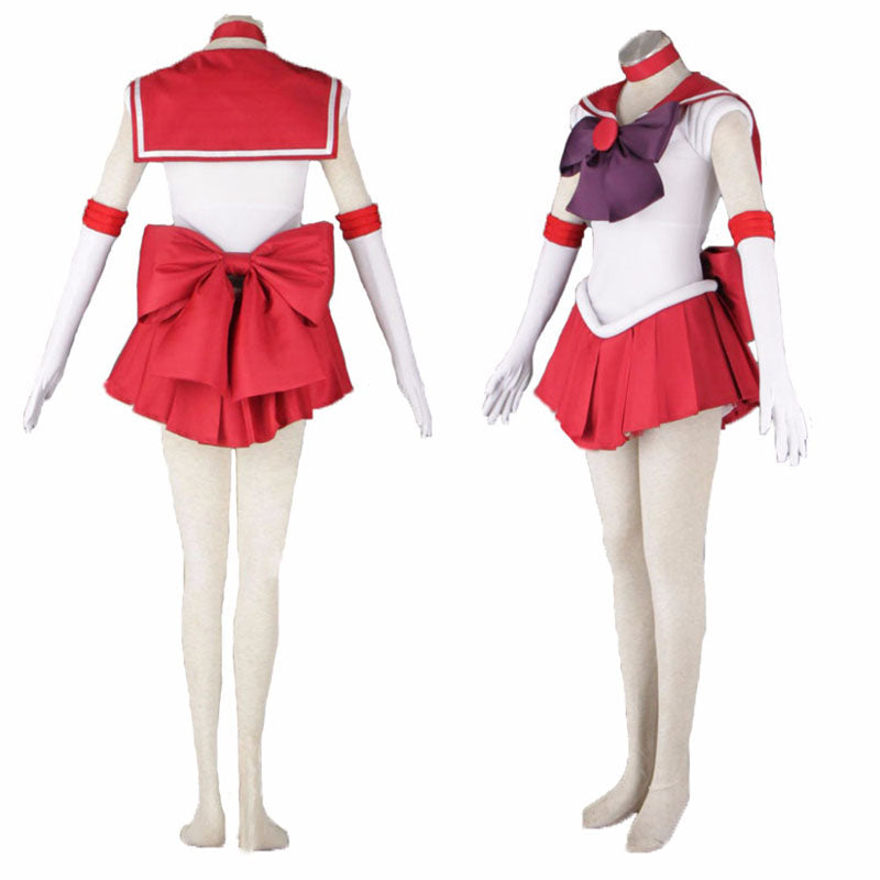 Anime Sailor Moon Rei Hino Sailor Mars Cosplay Costume Full Set With W ...