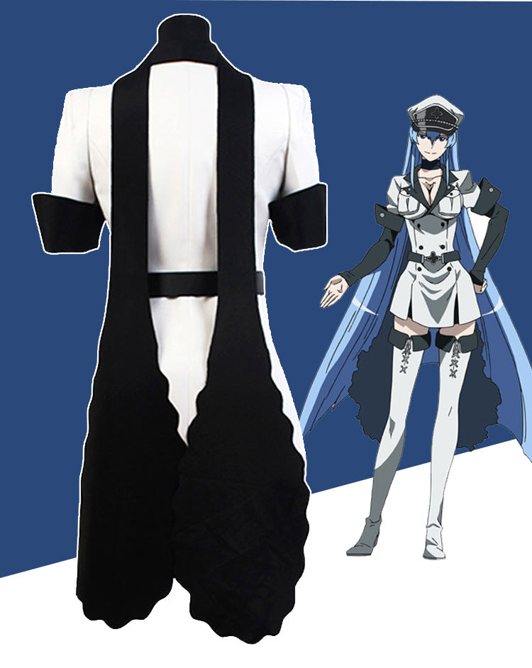 Anime Akame ga Kill! General Esdeath Cosplay Costume Uniform Halloween ...