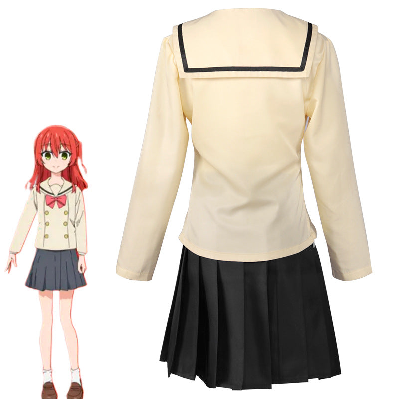 Anime Bocchi the Rock! Ikuyo Kita Costume Dress Uniform Halloween Cosp ...