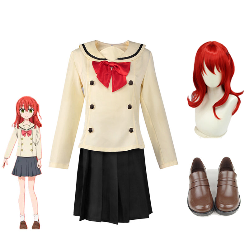 Anime Bocchi the Rock! Ikuyo Kita Costume With Wigs and Shoes Whole Se ...