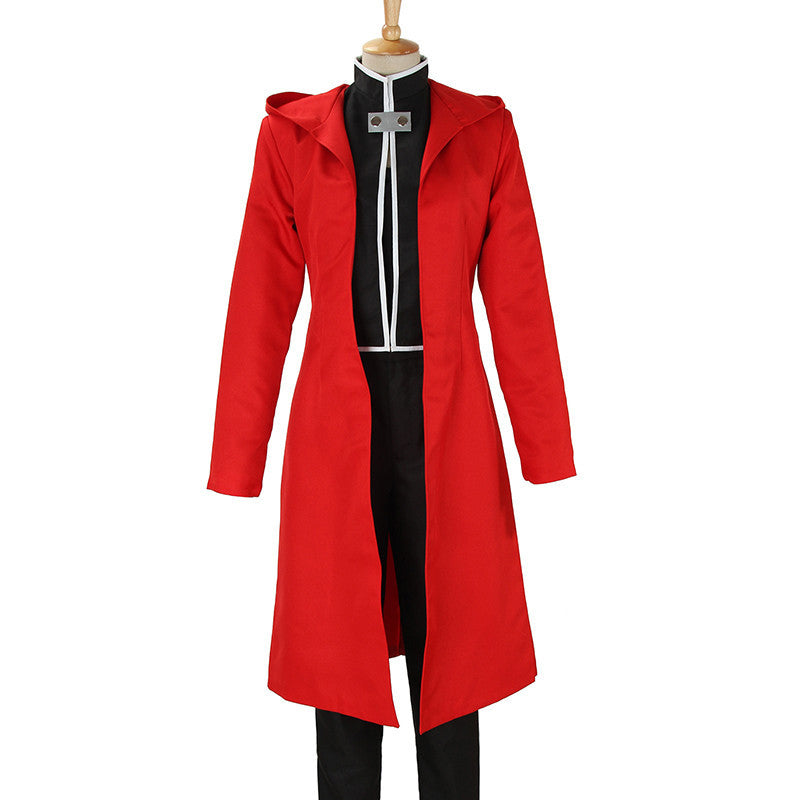 Fullmetal Alchemist Edward Elric Whole Set Costume With Wigs and PU Bo ...