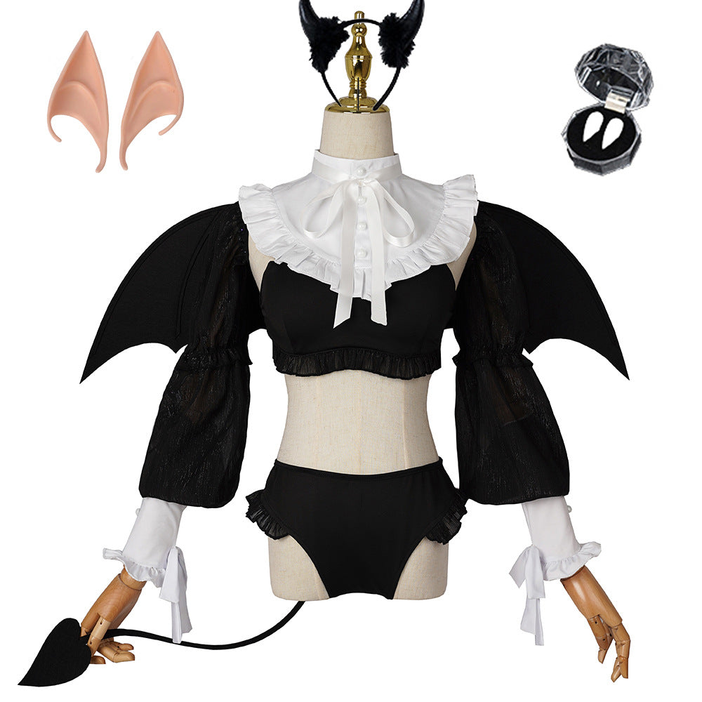 Kitagawa Marin Rizu-kyun Costume Outfit Little Devil Costume Whole Set ...