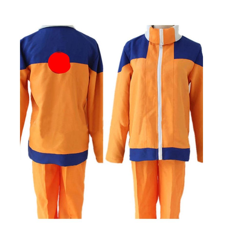 Anime Ninja Uzumaki Childhood Cosplay Costume With Wigs+Shoes+Props Fu ...