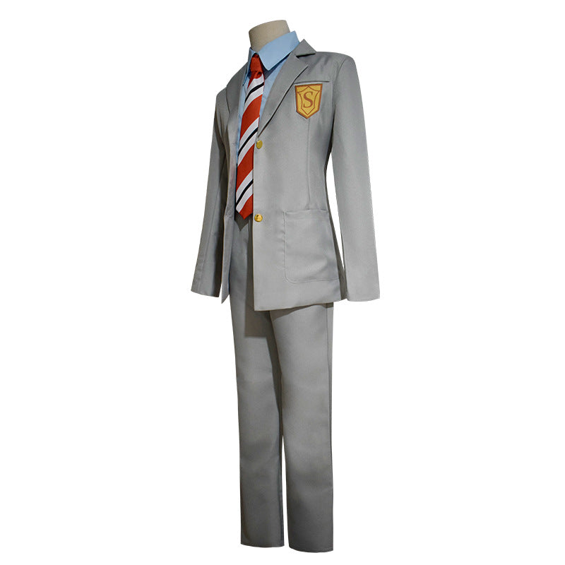 Anime Your Lie in April Cosplay Kousei Arima Cosplay Costume Kaori Miy ...