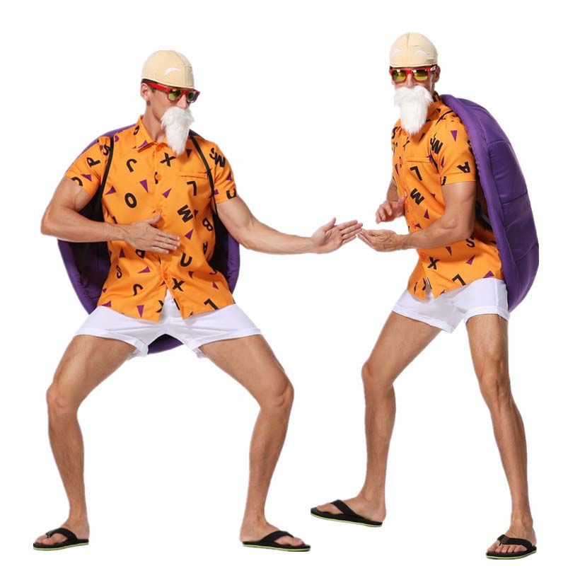 Master Roshi Costume Turtle Hermit Cosplay Costume Outfit Full Set ...