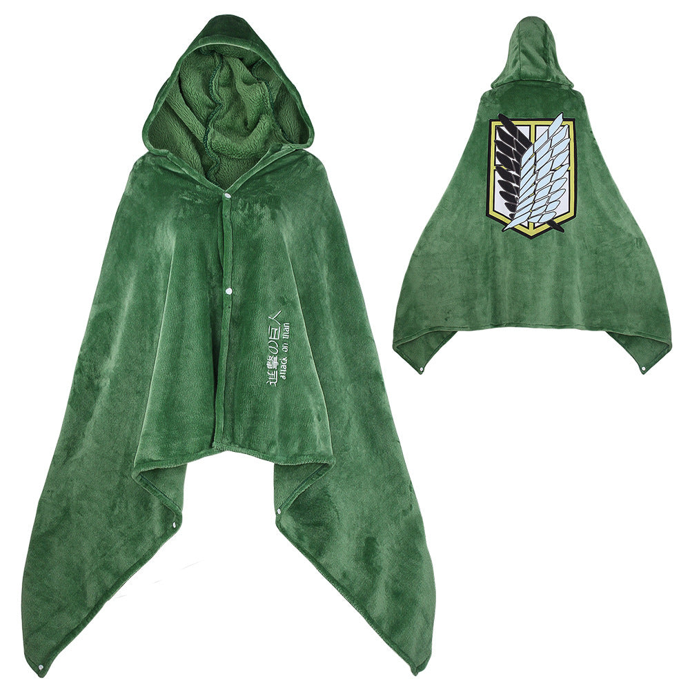 Shingeki no Kyojin AOT Flannel Cloak Wings of Freedom Bath Robe ...