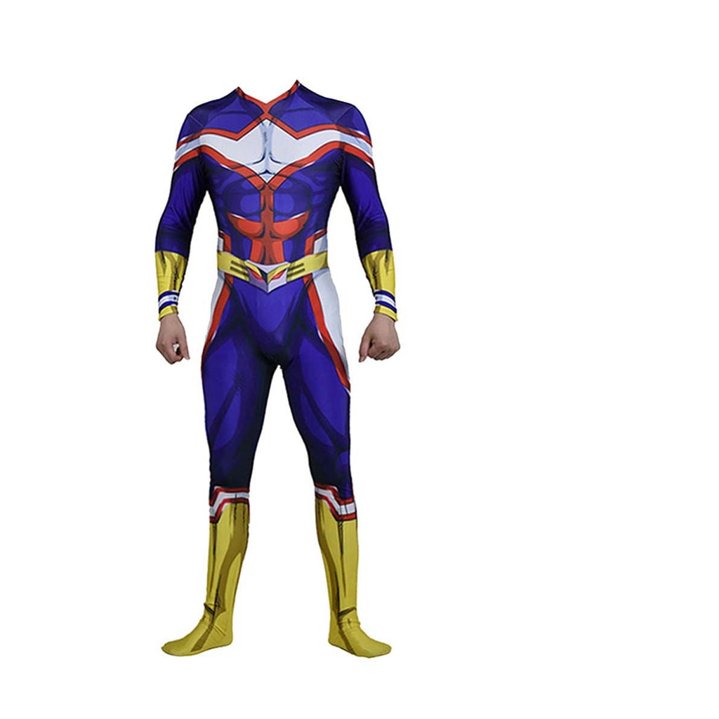 Toshinori Yagi Hero Costume All Might Zentai Costume With Wigs Set All ...