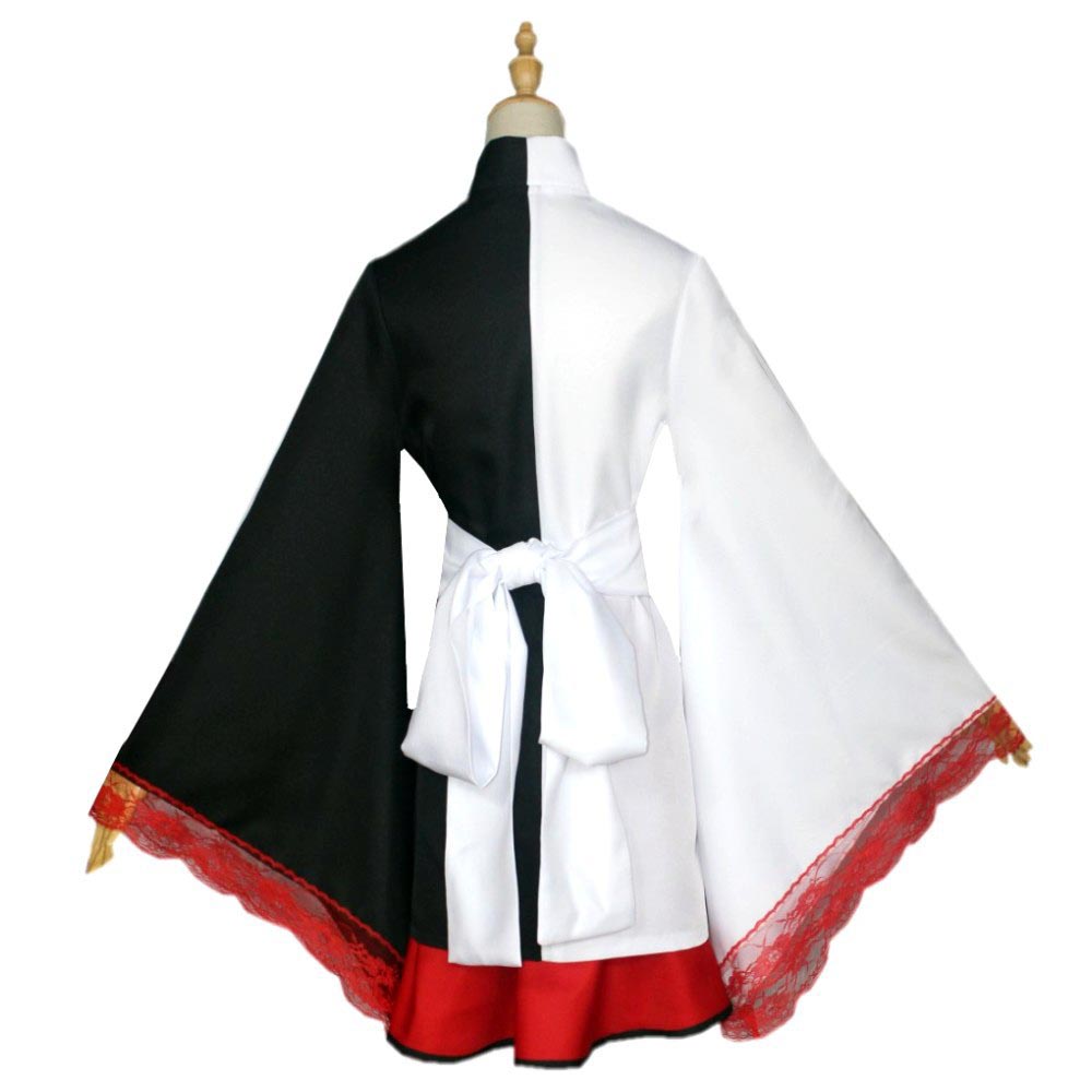 Danganronpa Monokuma Cosplay Costume Kimono Dress Costume With Wigs Ha ...